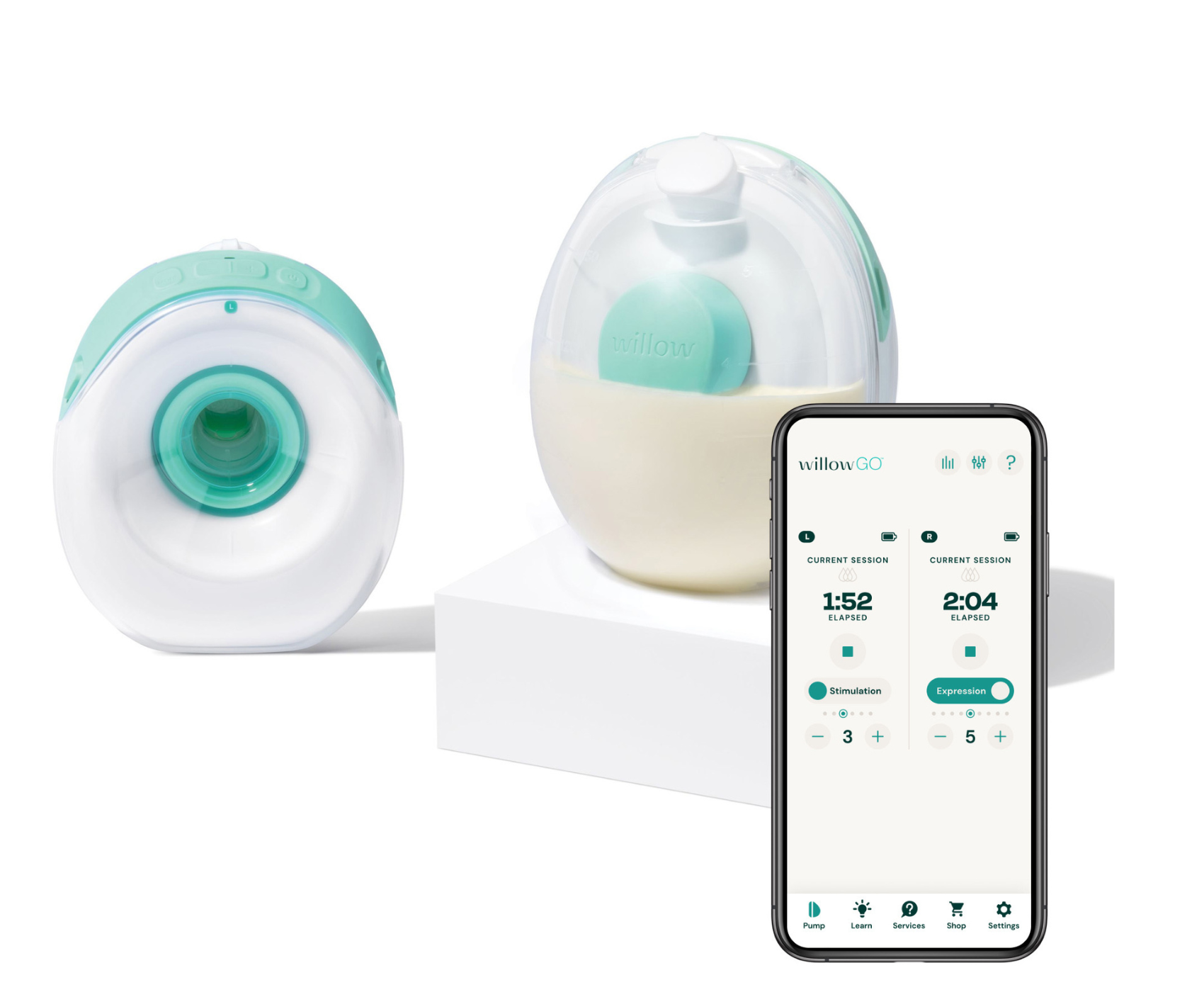 Willow Go Wearable Breast Pump - Acelleron Medical Products